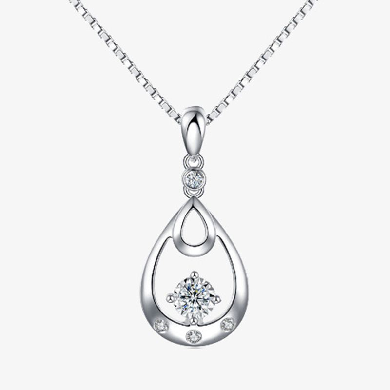 Silver Drop Necklace - Jewellery Silver Drop Necklace - Jewellery