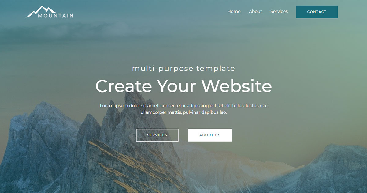 Website Templates Archive - Mountain