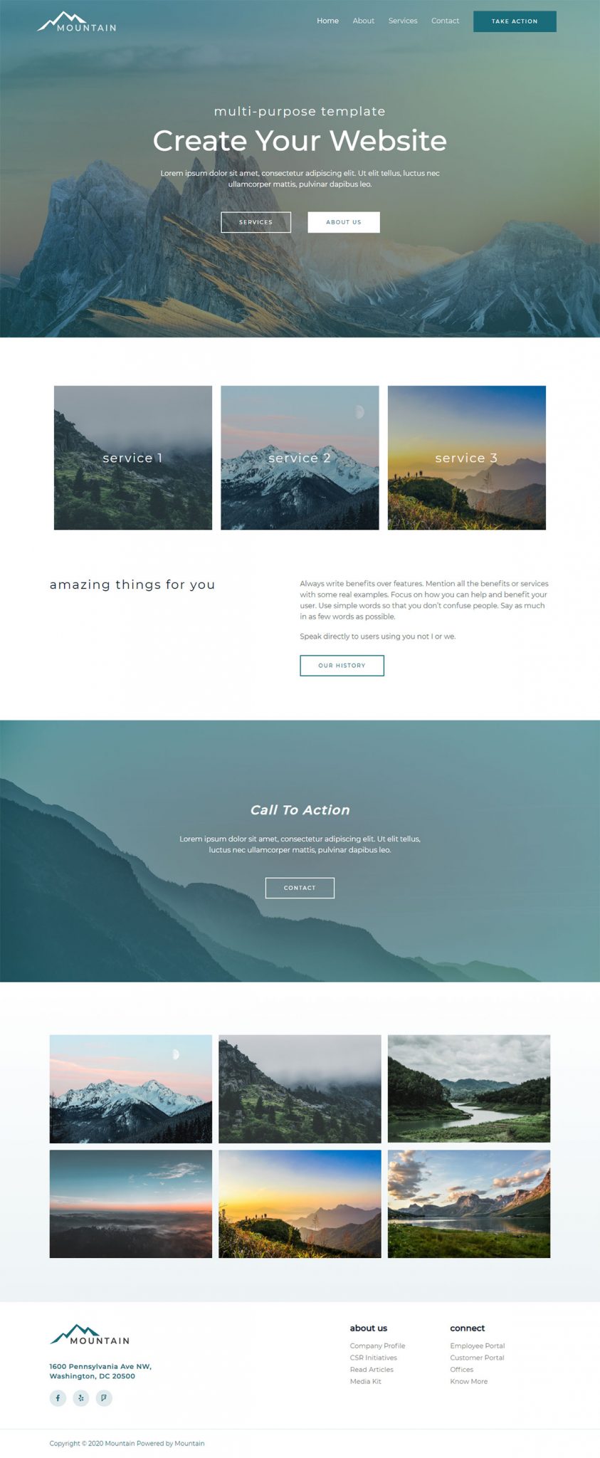 Mountain - Website Demos